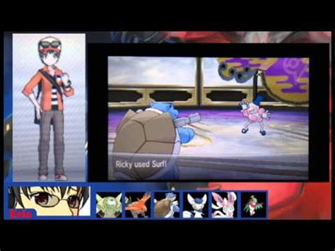 Pokemon X Laverre City Gym Leader Valerie Youtube