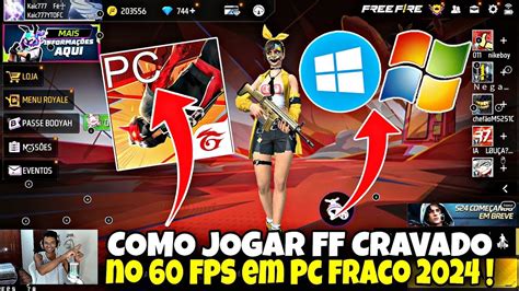 COMO INSTALAR FREE FIRE NO NOTEBOOK E PC FRACO NA NOVA ATUALIZAÇÃO