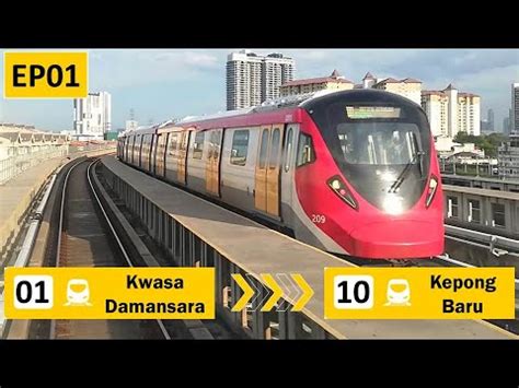 Mrt Putrajaya Line Ep Kwasa Damansara To Kepong Baru Youtube