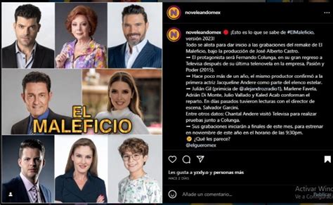 El Maleficio 2 0 Este Es El Reparto Principal Para El Remake De La