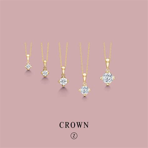 MADS Z CROWN 14 KARAT GULD VEDHÆNG MED BRILLANT 0 04 CARAT 1531604