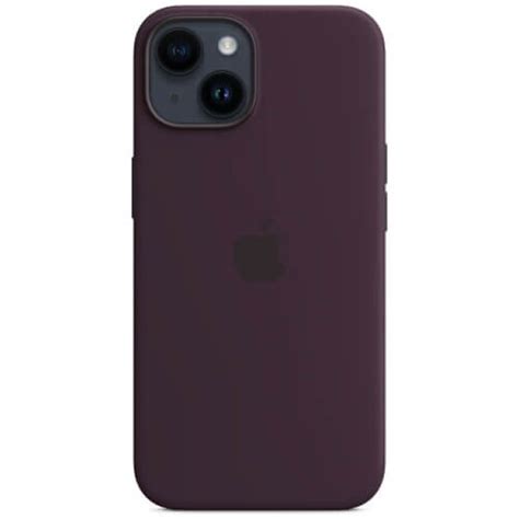 Чехол накладка Apple iPhone 14 Silicone Case with MagSafe Elderberry
