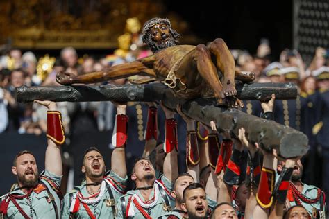 Procesion del Cristo de la Buena Muerte en Málaga El Norte de Castilla