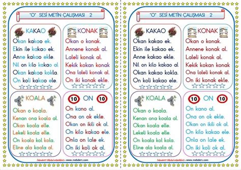 S N F Lk Okuma Karesel Metin H Zl Okuma Etkinli I Sesi Meb