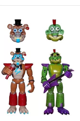 Glamrock Freddy Duo Freddy Y Monty Security Breach Envío gratis