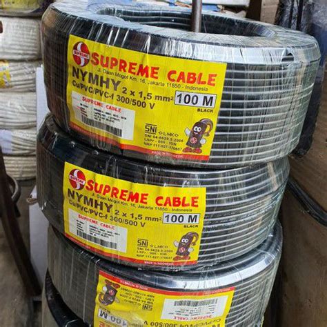Kabel Listrik NYYHY 2x1 5 2x1 5 Supreme 100m 100 Meter