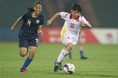 Đội tuyển U20 nữ Việt Nam chiến thắng huỷ diệt trước U20 Singapore