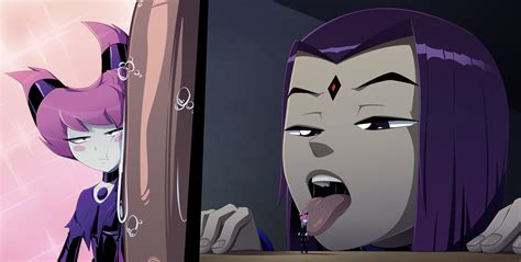 Rule 34 2girls Dc Female Female Only Giantess Jinx Dc Licking Minigirl Rachel Roth Raven Dc