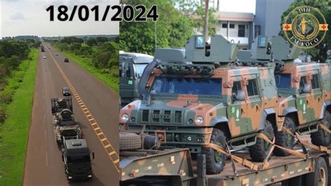 Exército Brasileiro envia mais blindados para Roraima YouTube