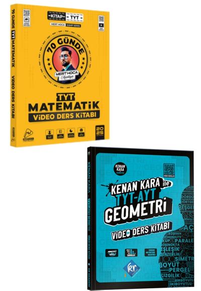 2025 Kenan Kara İle TYT AYT Geometri Video Ders Kitabı 70 Günde TYT