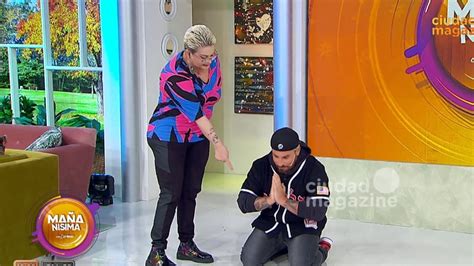 Fede Bal sorprendió a Carmen Barbieri en vivo y ella le hizo un