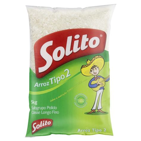 Arroz Polido Tipo Solito Pacote Kg Super Jos