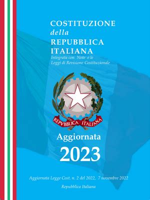 Costituzione Della Repubblica Italiana Integrata Con Note E Le