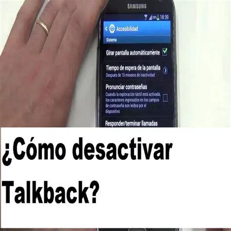 Desactivar Talkback Cómo hacerlo 2024