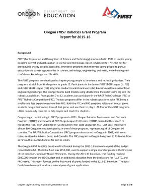 Fillable Online Digital Osl State Or FIRST For Inspiration And