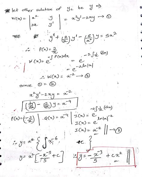 solving 2nd order non homogeneous differential equation using wronskian when one solution is