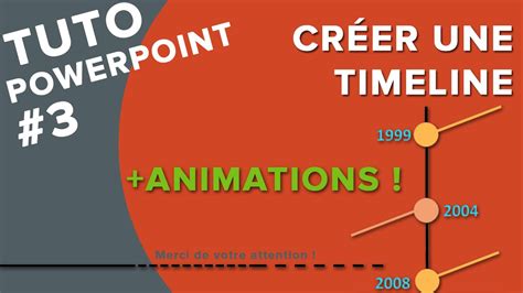 Tuto PowerPoint 3 Réaliser une Timeline ou frise chronologique