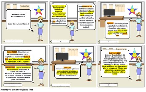 Kasaysayan Ng Wikang Pambansa Storyboard By Db0e436c