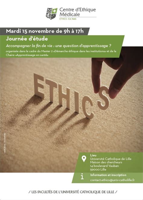 Journée d étude Accompagner la fin de vie une question d