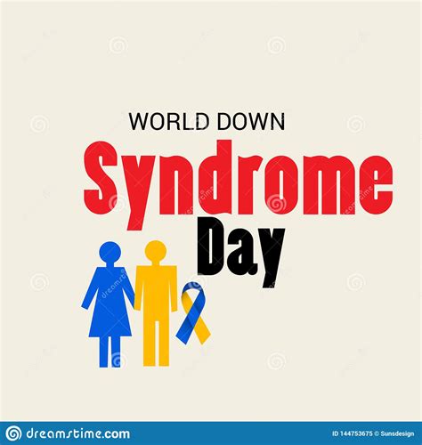 Dia De S ndrome De Down Do Mundo Ilustração Stock Ilustração de