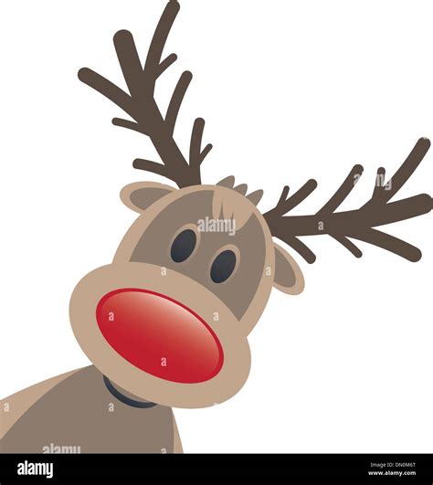 Rudolph Red Nose Reindeer Cartoon