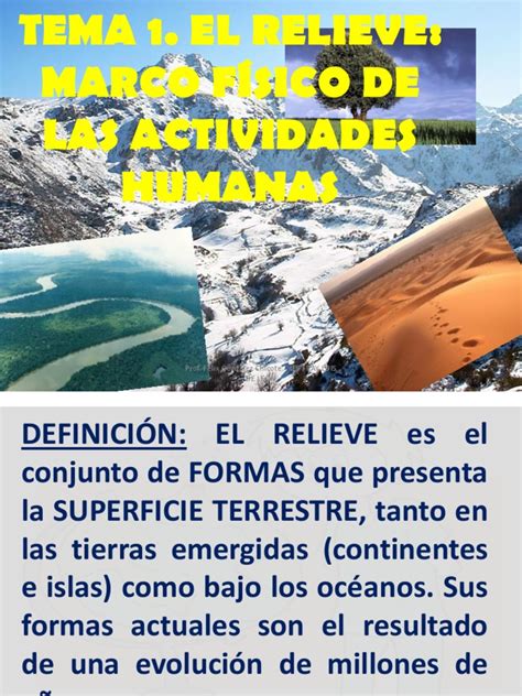PDF UNIDAD 1 EL MARCO FÍSICO DE LAS ACTIVIDADES HUMANAS PDFSLIDE NET