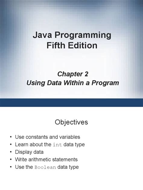 ppt ch02 pdf data type boolean data type