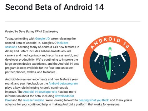 GoogleAndroid 14 Beta 2をリリース PixelOPPOXiaomiNothingなどで利用可能に