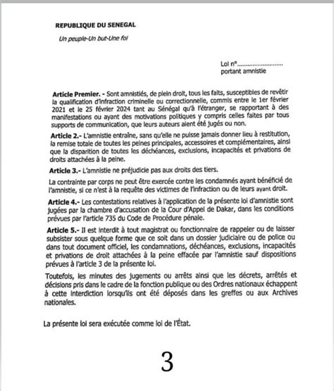 Amnistie Macky Sall Présidentielle 2024 Kafunel