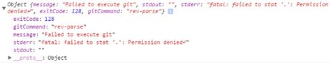 Git Failed To Find Repository Permission Denied Issue 33628