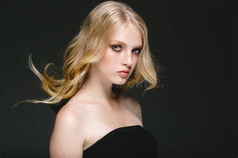 Nude Woman Long Blonde Hair Stock Photos Free Royalty Free