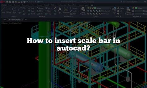 How To Insert Scale Bar In Autocad