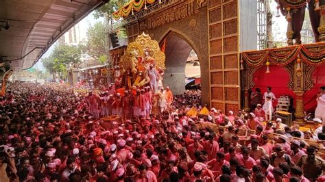 IN PHOTOS Lalbaugcha Raja Procession Begins In Mumbai