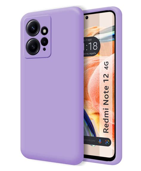 Capa Xiaomi Redmi Note 12 4G Silky Lilás Capas de Telemóveis Milhares