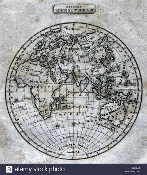 Eastern Hemisphere Map Labeled Black And White