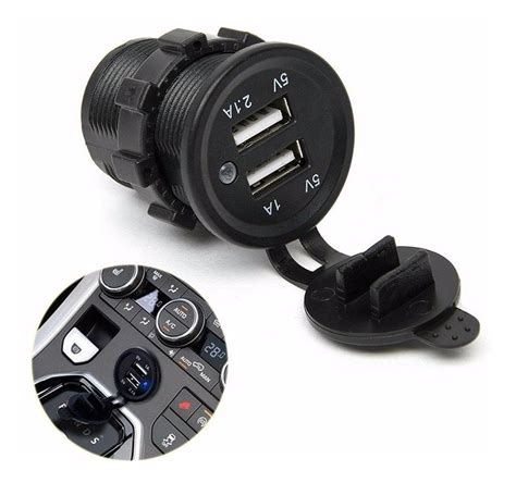 V Encendedor De Cigarrillos Coche Enchufe Usb Cargador Ada Cuotas