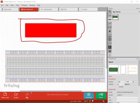 Parts Creator Issue With Breadboard View Parts Help Fritzing Forum