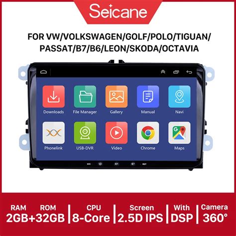 Seicane sistema multimídia automotivo reprodutor android 10 0