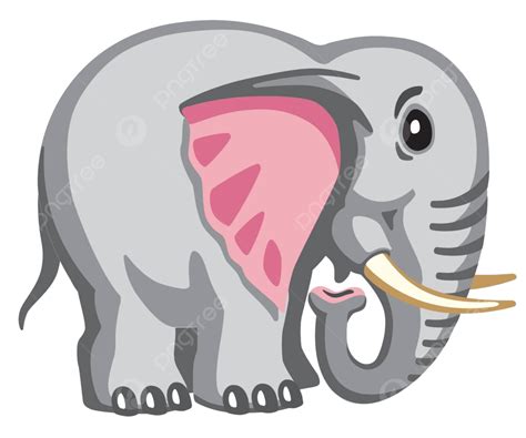 Elefante De Dibujos Animados Elefante Africano De Dibujos Animados