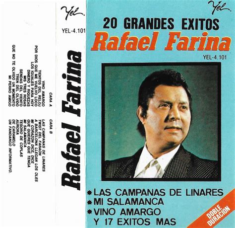 Rafael Farina 20 Grandes Exitos 1990 Cassette Discogs