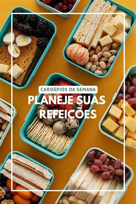 O planejamento alimentar semanal é muito mais que um cardápio de