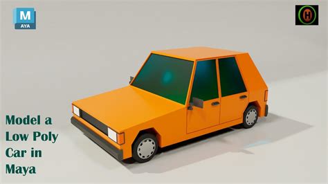 Autodesk Maya How To Model A Low Poly Cartoon Car YouTube
