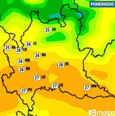 Meteo Lombardia Anticiclone In Rinforzo E Temperature In Aumento Ma