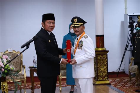 Resmi Apriyadi Dilantik Gubernur Sumsel Jadi Pj Bupati Muba Mubaonline
