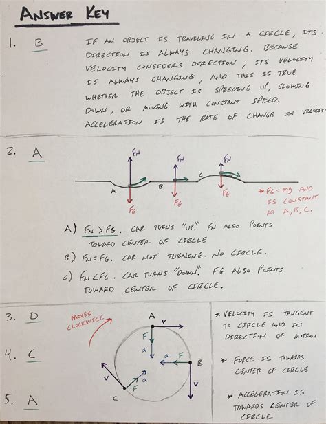 Physics Circular Motion Worksheet Answers Worksheet Master