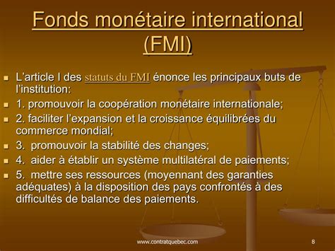 Ppt Les Principaux Organismes Internationaux En Commerce