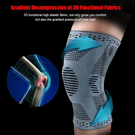 Genouillère de maintien en nylon avec compression pour sports divers 1