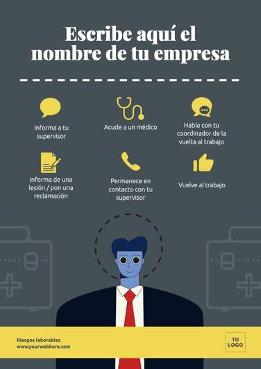 Carteles de Prevención de Riesgos Laborales editables gratis