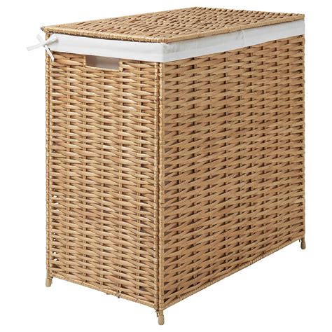 NATTGIBBA skittentøykurv pil håndlaget 100 l IKEA