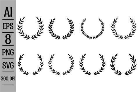 Laurels Clipart Vector Free